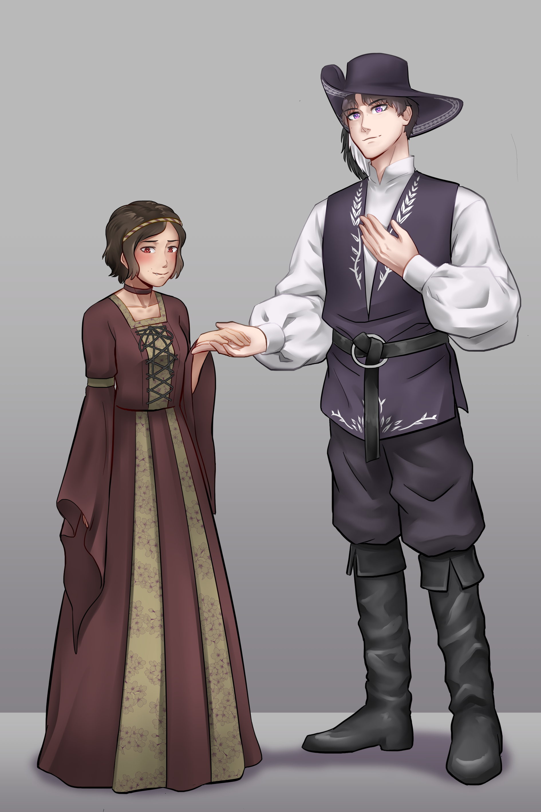 Colored Couple Character - Artists&Clients