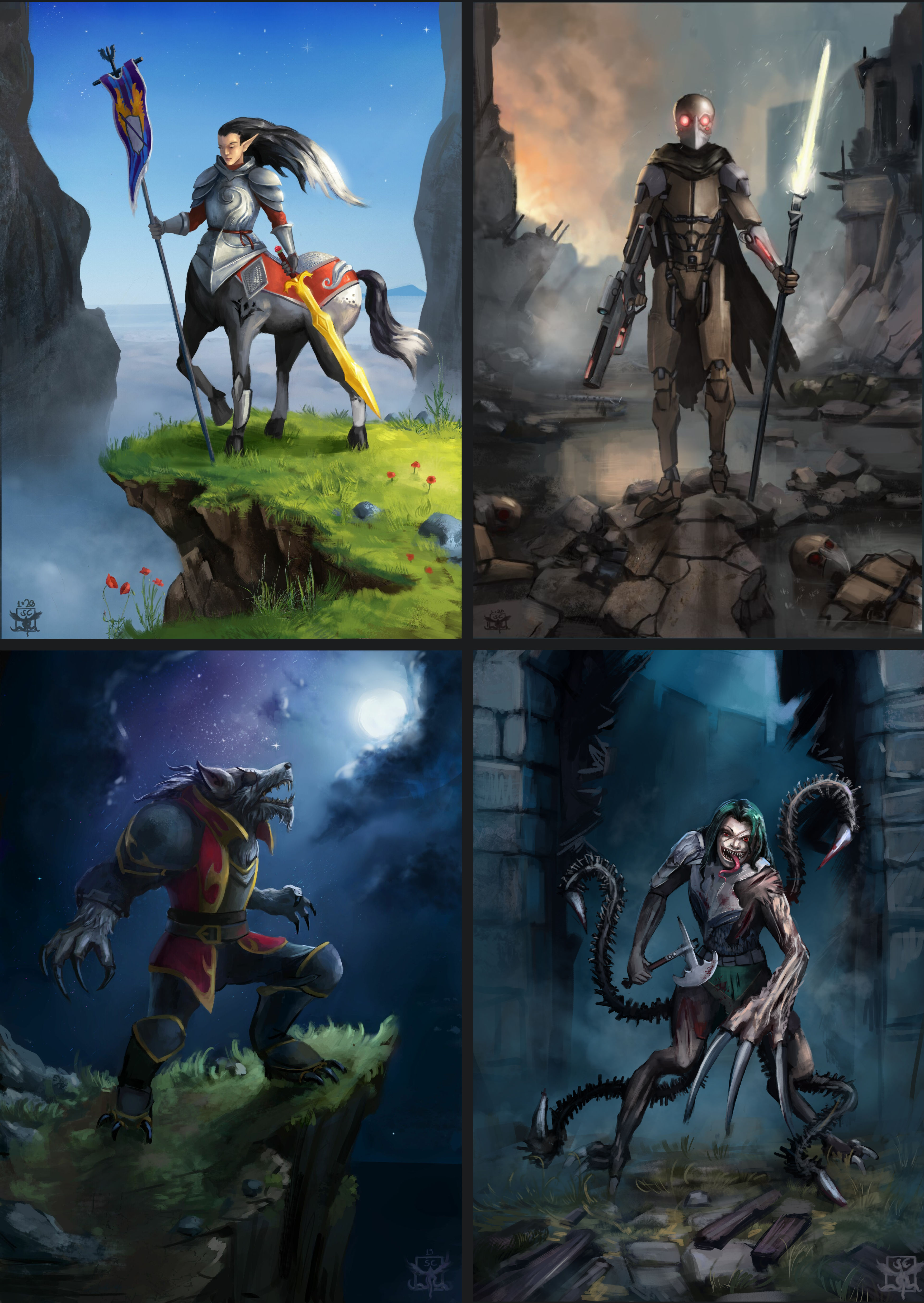 Detailed character poster! - Artists&Clients