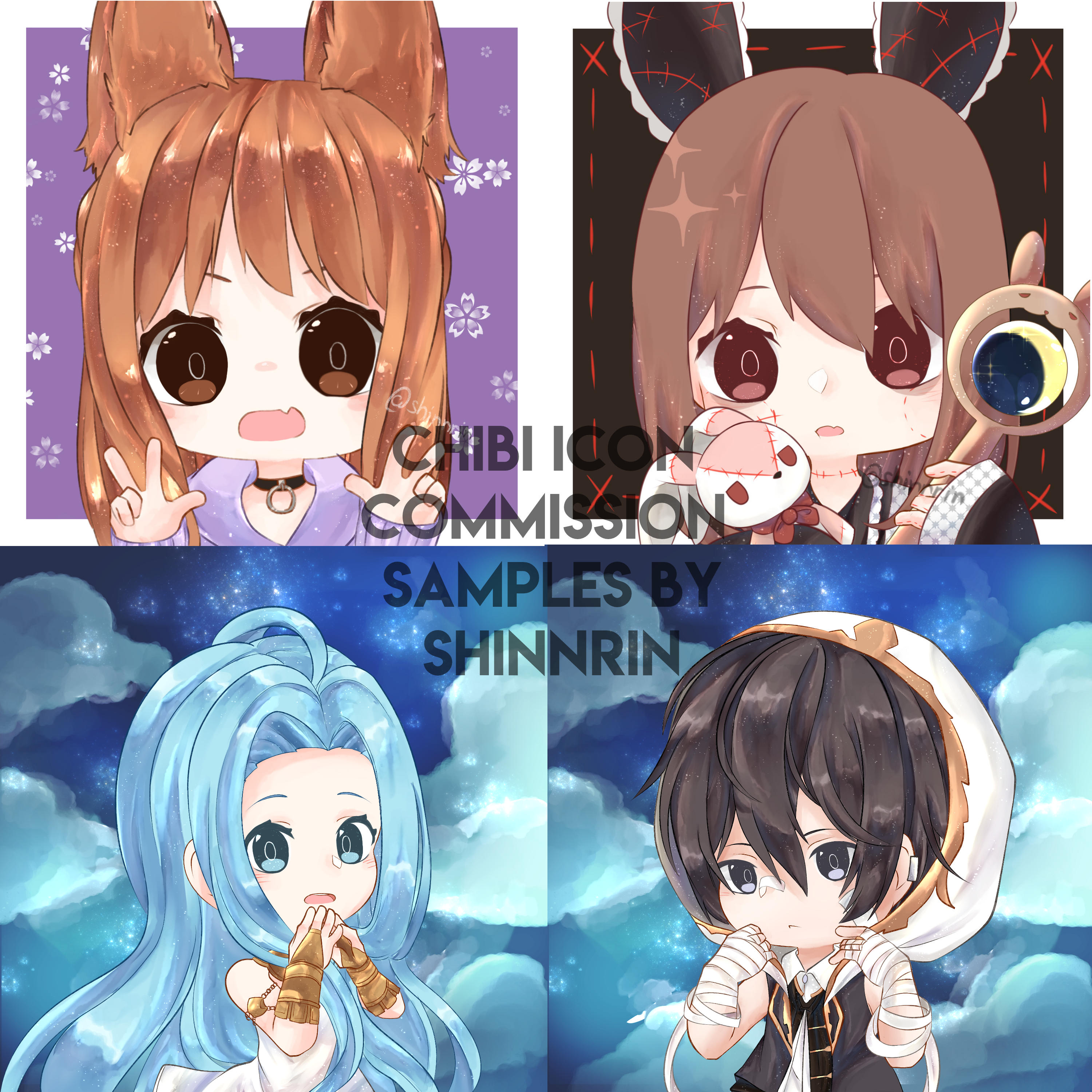 Anime Chibi Icon - Artists&Clients