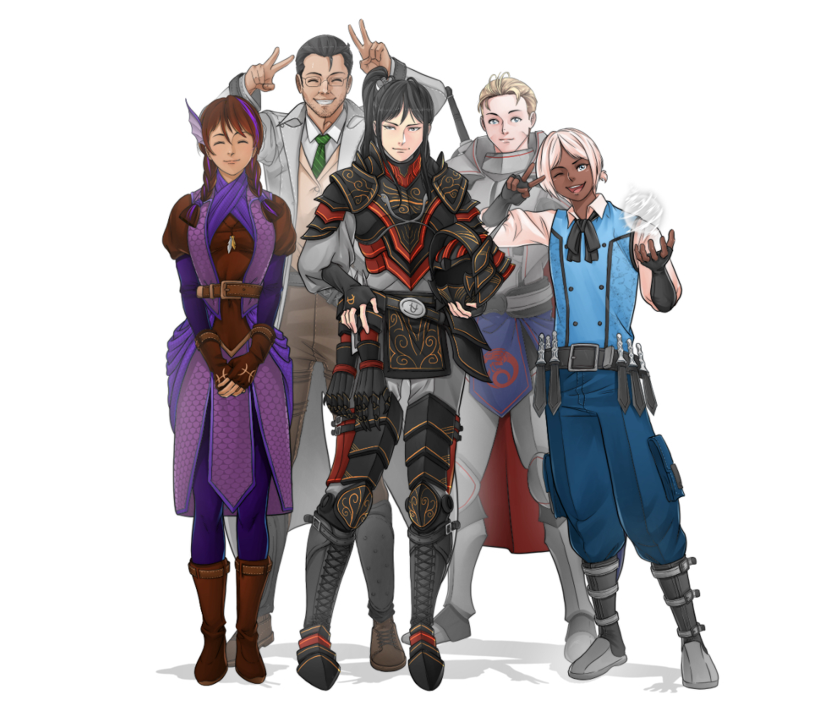 Full Color Character Design - Artists&Clients