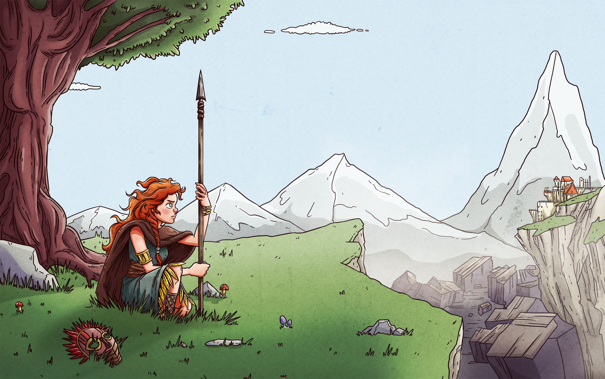 character with background - Artists&Clients