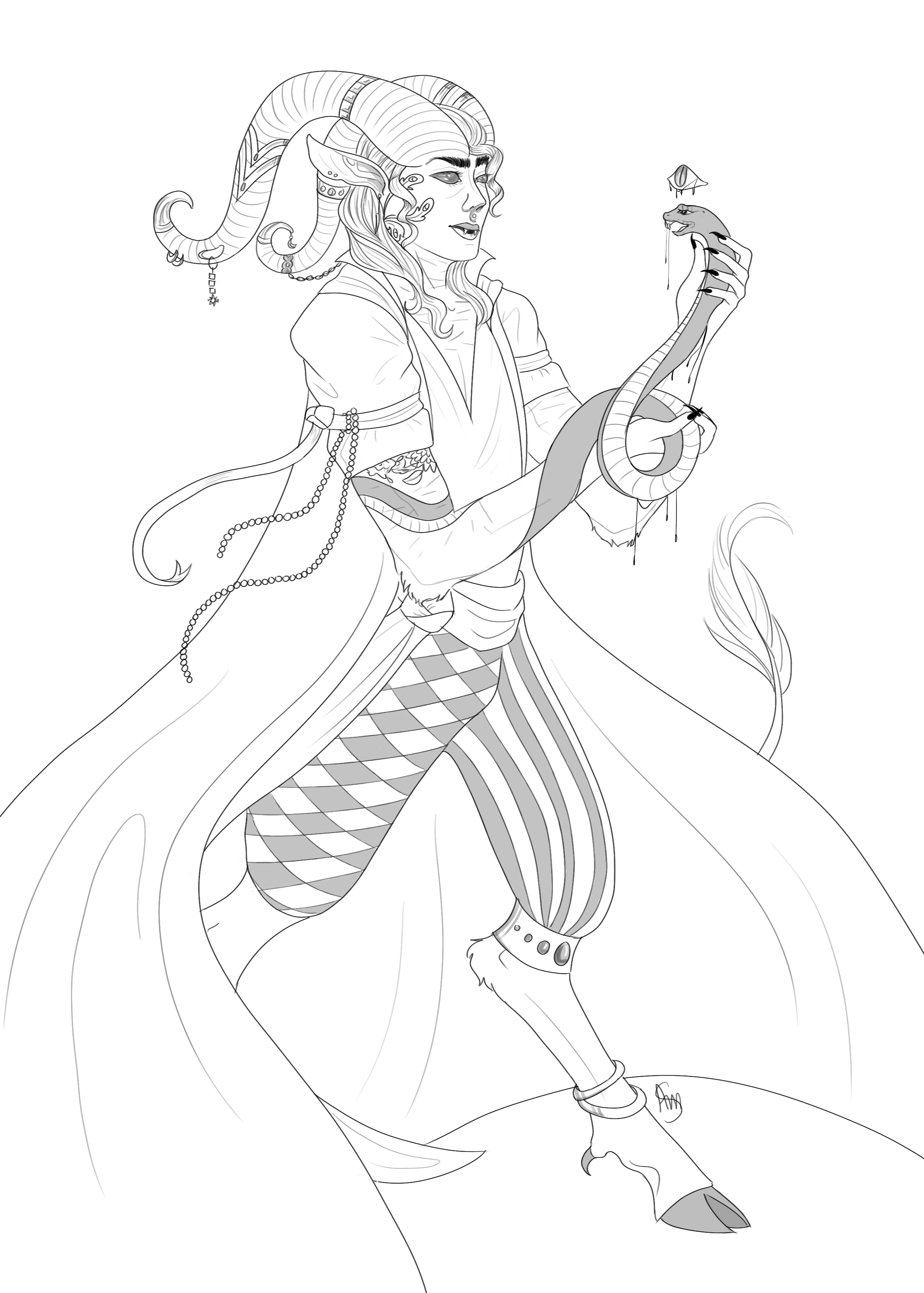 Line Art Full-Body - Artists&Clients