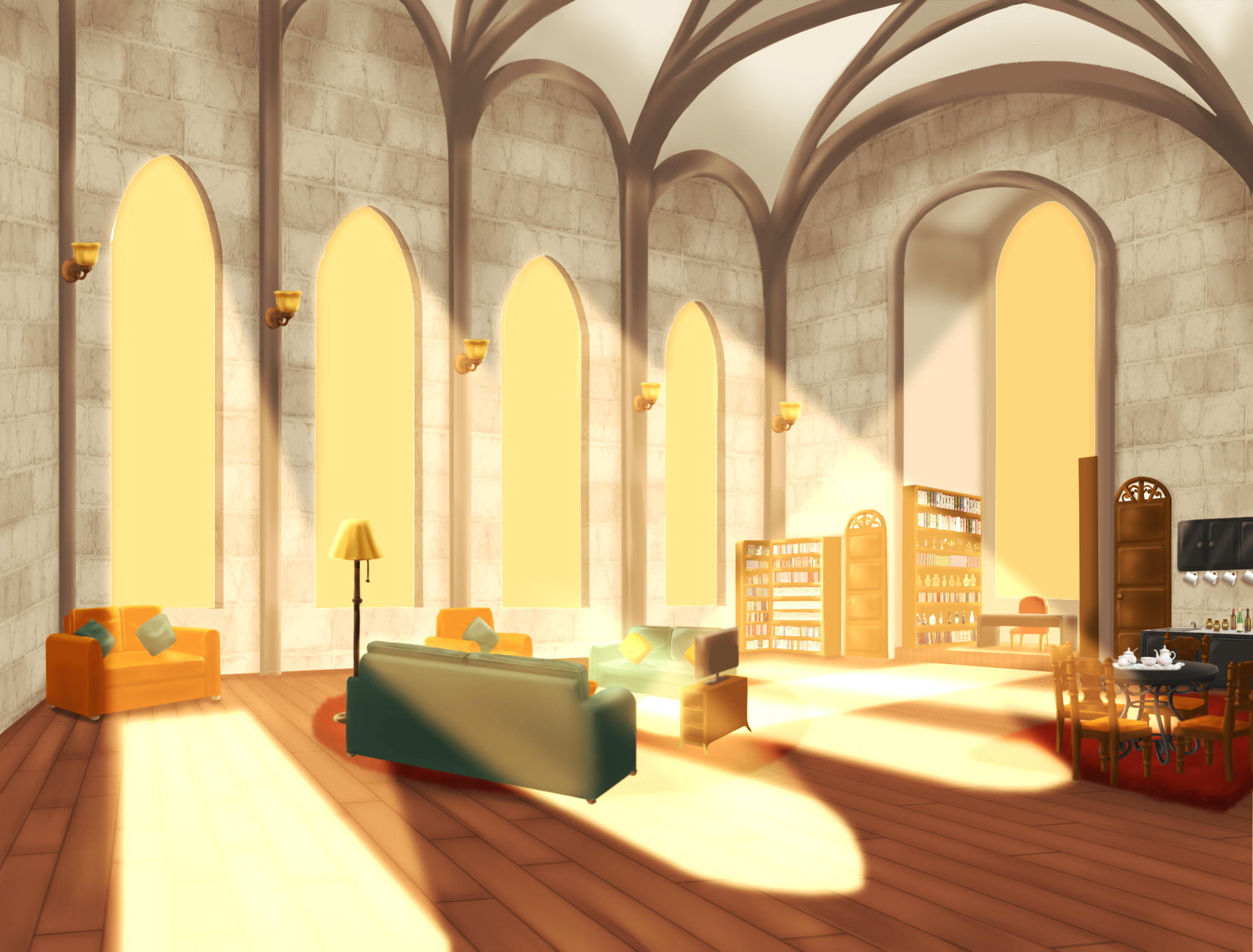 Anime Background Commission - Artists&Clients