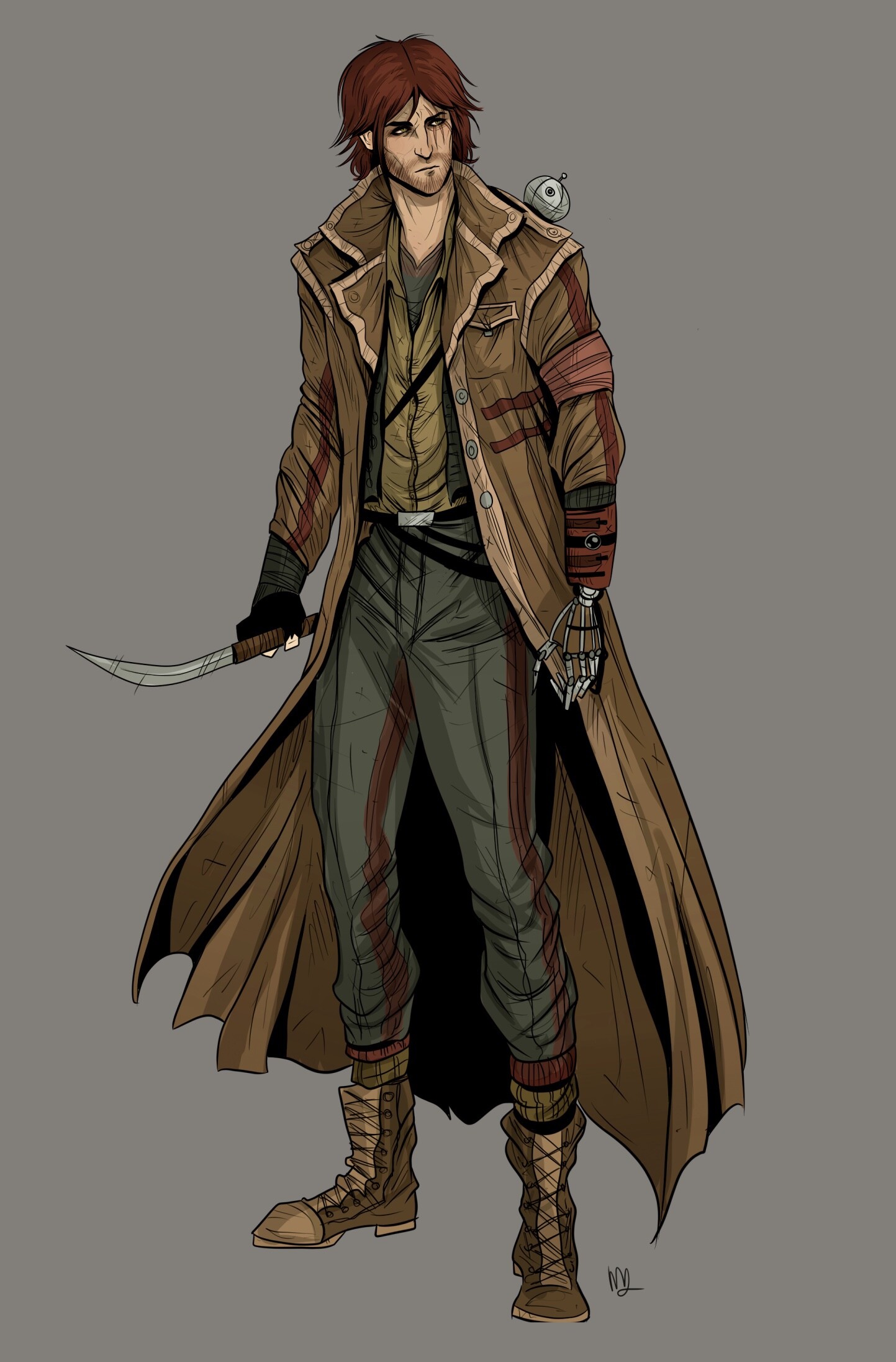 Full-Body Character Design, Coloured - Artists&Clients