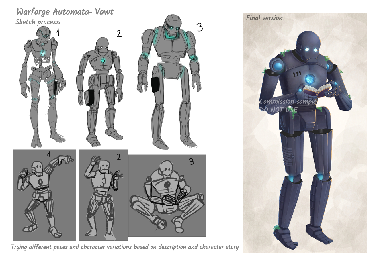 Custom character design - Artists&Clients
