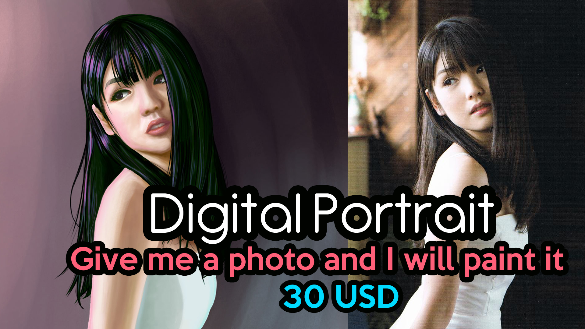 Portrait based on a photo - Artists&Clients