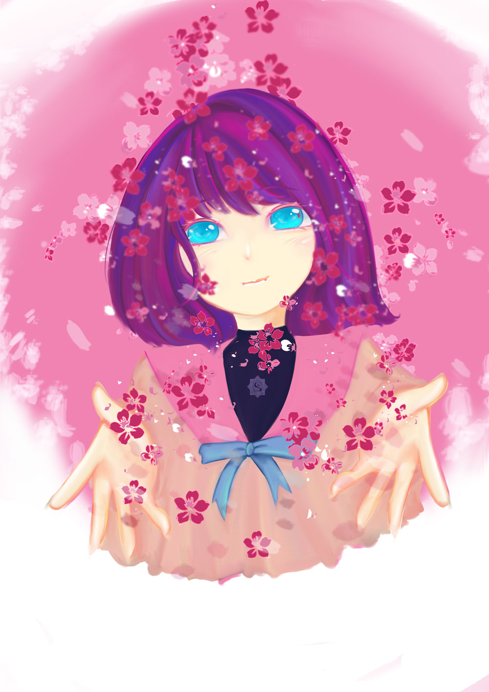 shaped background bust up - Artists&Clients